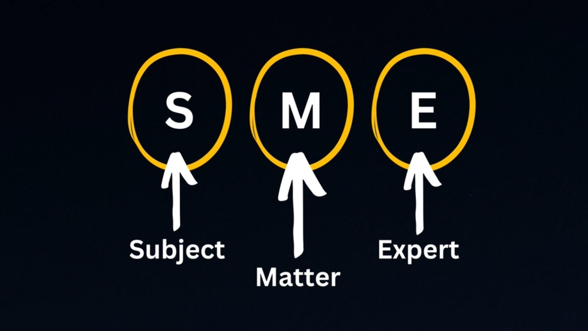 This is what to expect from a Subject Matter Expert. | GovExperts